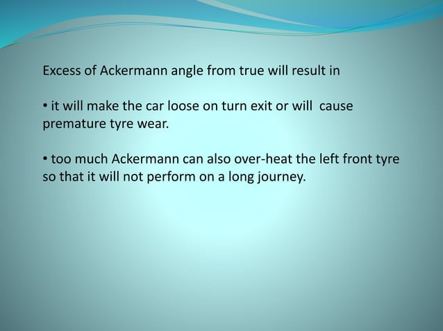 Study of principles of steering | PPTX