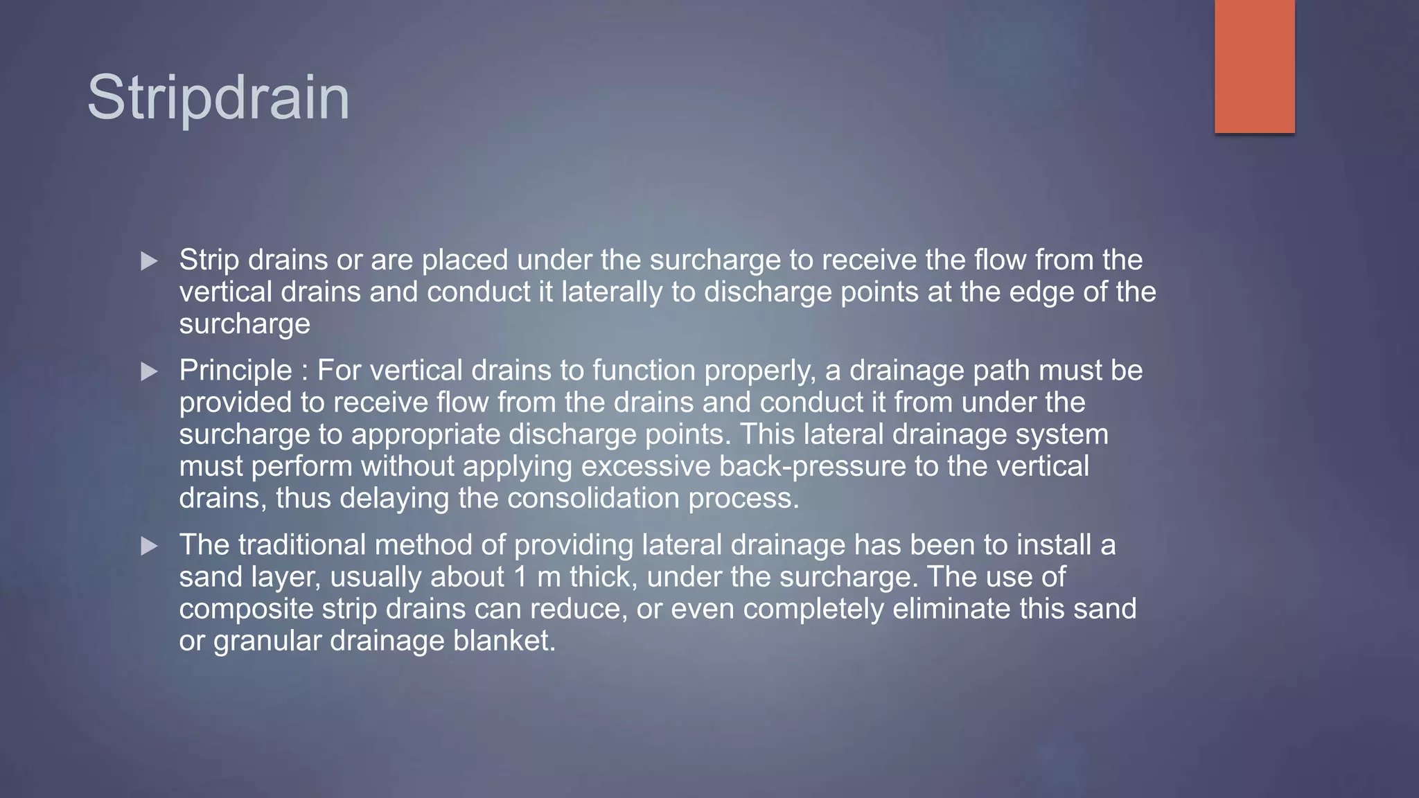 Study of Prefabricated Vertical Drains | PPTX
