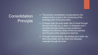 Study of Prefabricated Vertical Drains | PPTX