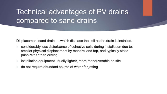 Study of Prefabricated Vertical Drains | PPTX