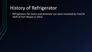 Study of Refrigerator and Microwave Oven | PPTX | Home Appliances ...