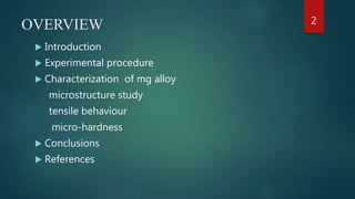 Study of relation between grain size and mechanical properties | PPT