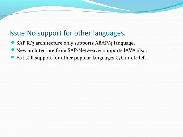 Study of SAP R3 architecture | PPT | Computer Software and Applications ...