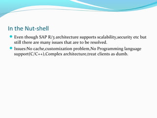 Study of SAP R3 architecture | PPT