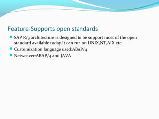 Study of SAP R3 architecture | PPT