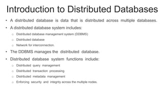 Study of Security functionality in Distributed Database.pptx ...