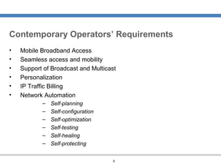 Study of self optimization of neighbor cell listing for e nodeb in long term evolution (lte) | PPT