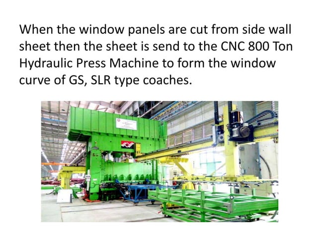 Study of Shell Manufacturing Process @ Modern Coach Factory (Raebareli ...