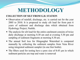 Study of silt load assessment by usle | PPTX