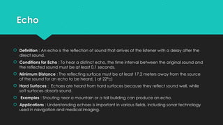 Science-1 Study of Sound: Waves, Hearing, and Applications Sid 9 ssc | PPTX