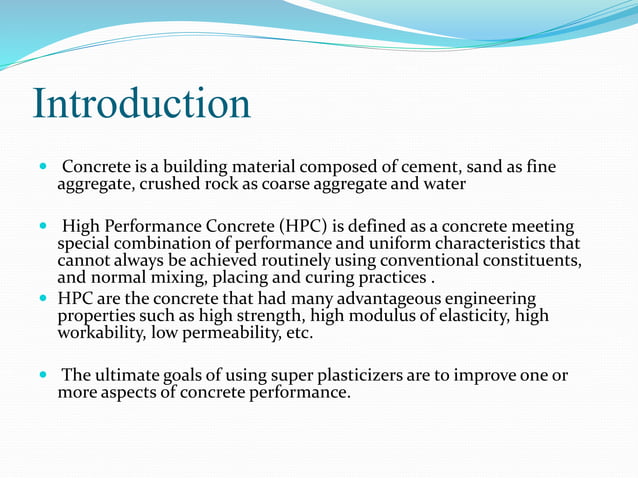 Strength And Workability Characteristics Of Super Plasticized Concrete ...