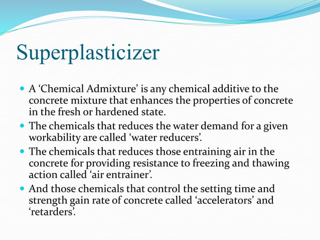 Strength And Workability Characteristics Of Super Plasticized Concrete ...