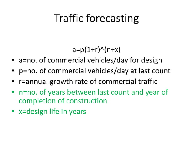 Study of traffic volume | PPTX