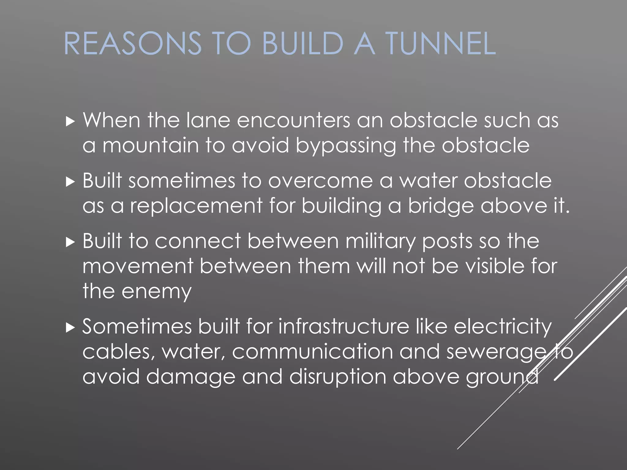 Study of tunnel engineering | PPTX