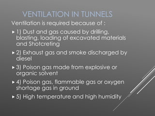 Study of tunnel engineering | PPTX