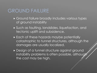 Study of tunnel engineering | PPTX