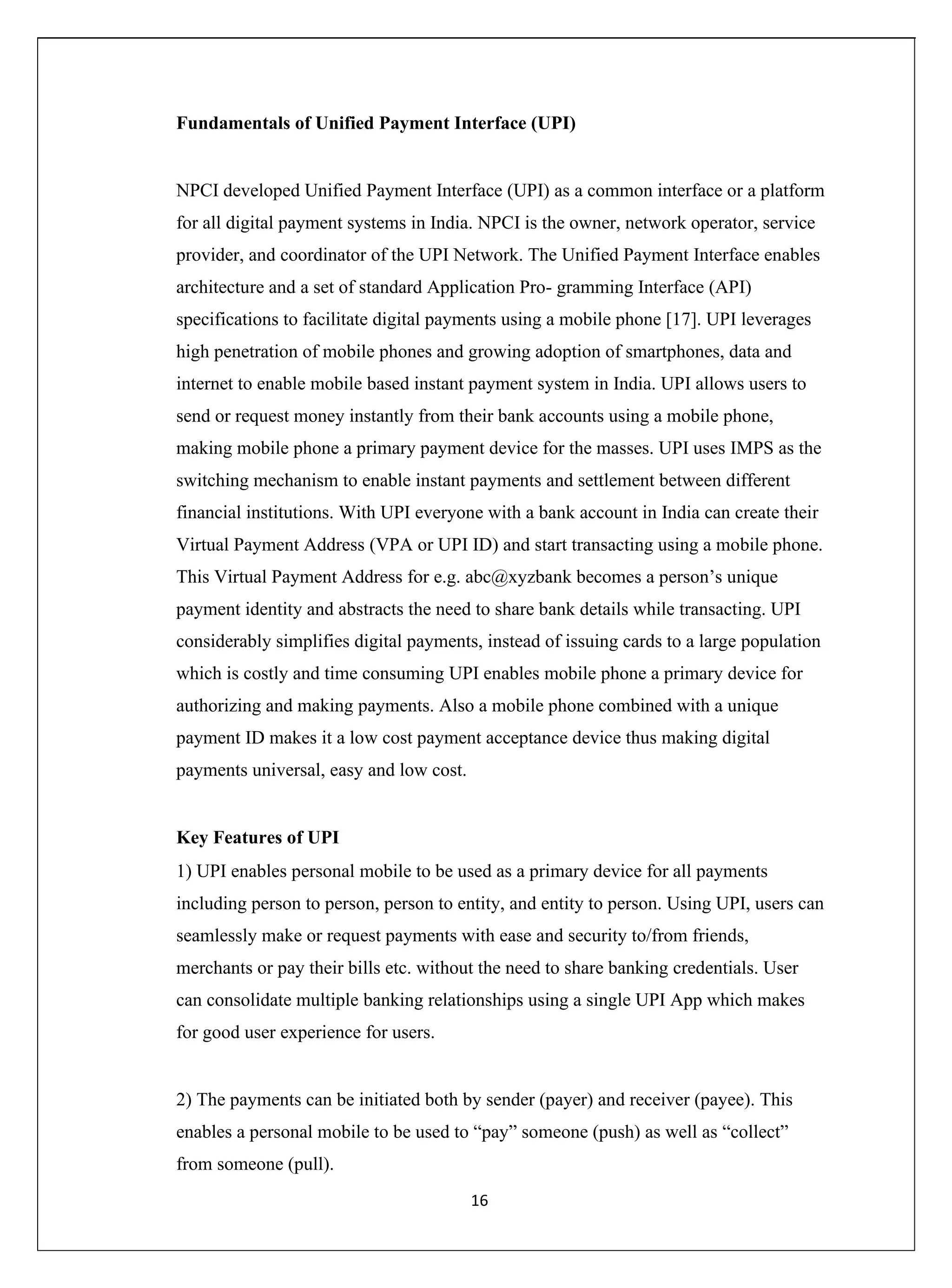 Study of upi payments | PDF