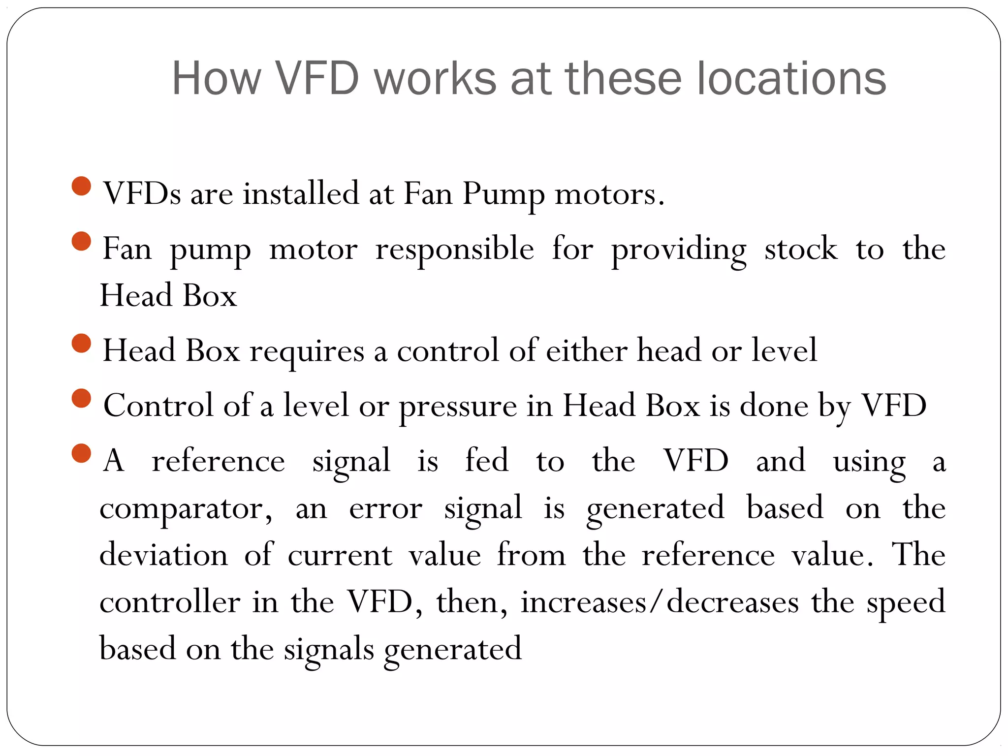 variable frequency drive (VFD) installation | PPT