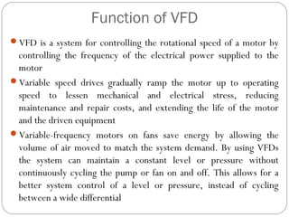 variable frequency drive (VFD) installation | PPT