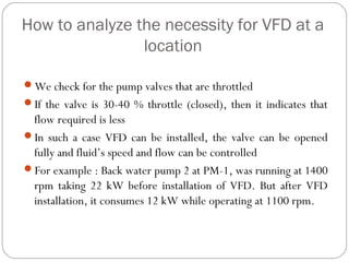 variable frequency drive (VFD) installation | PPT