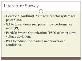 Study of various FACTS devices for Steady and Dynamic state stability of Power Systems | PPT