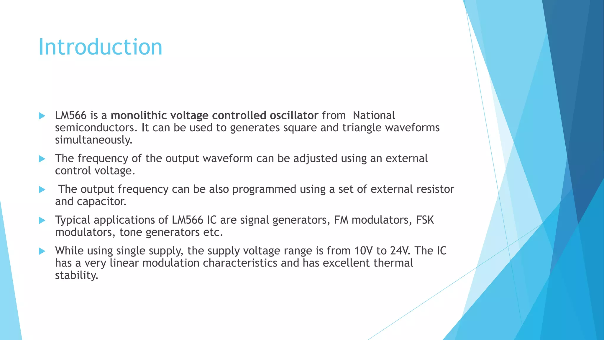 Study of vco_Voltage controlled Oscillator | PPTX