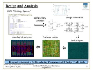 Study of vlsi design methodologies and limitations using cad tools for cmos technology ...