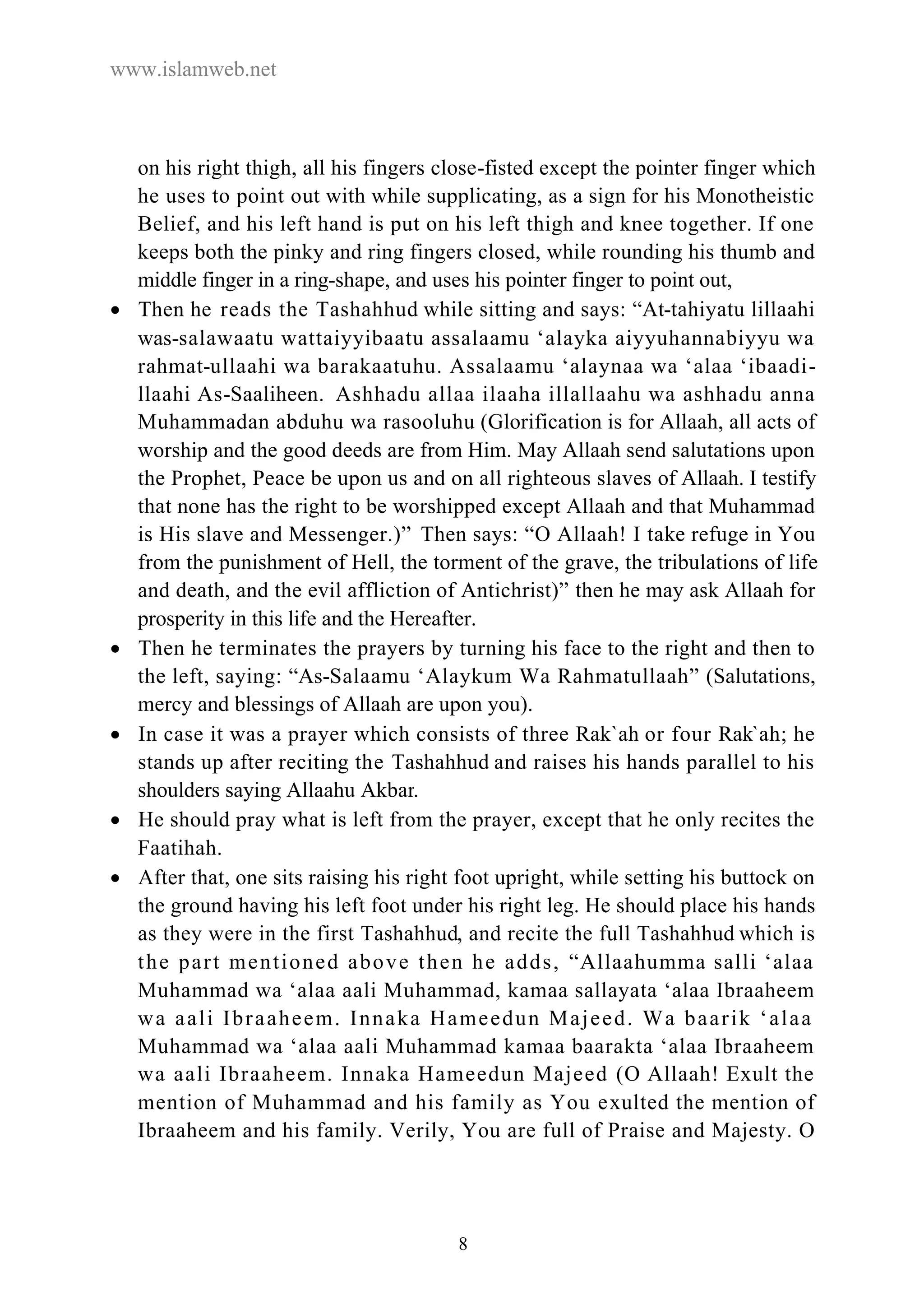 A Study on Ablution, Bathing, Dry Ablution (Tayammum) and Prayer | PDF