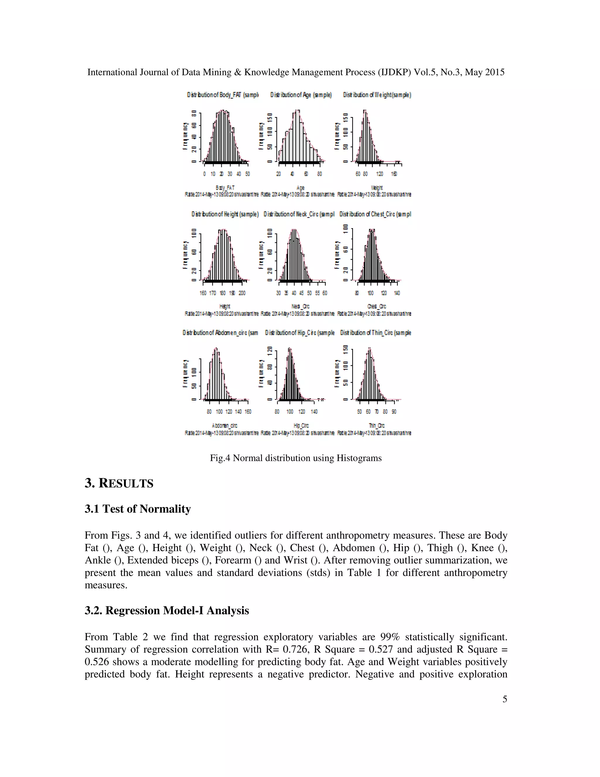 Study on body fat density prediction | PDF
