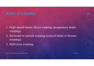 Study on direct warping By Tusar Arif | PDF