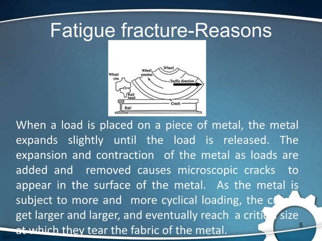 Study on fatigue failures in rail steels | PPT