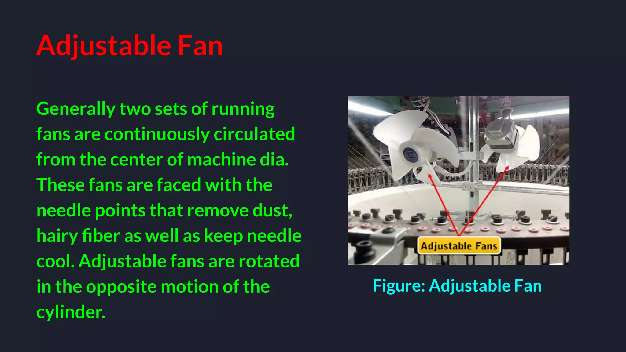 Study on functions of different parts of circular knitting machine.pptx ...
