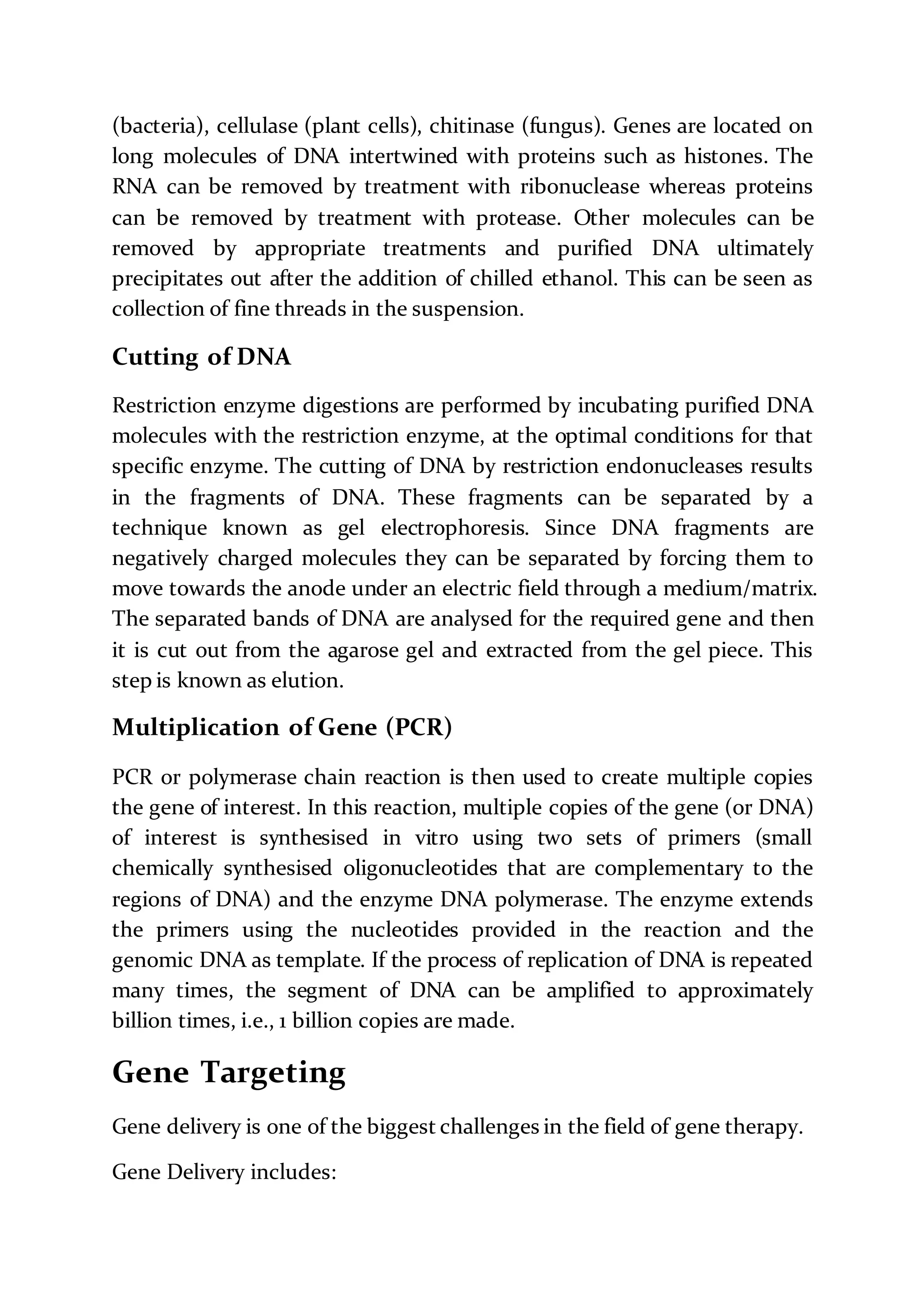 Study on gene therapy | DOCX