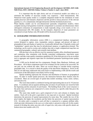 Study on gis simulated water quality model | PDF | Chemistry | Science