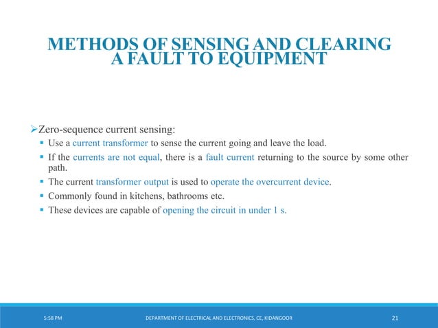 Study on grounding system and safety practices | PPTX