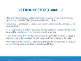 Study on grounding system and safety practices | PPTX