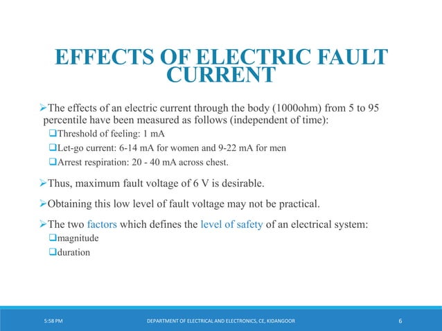 Study on grounding system and safety practices | PPTX