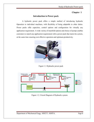 Study on hydraulic powerpack | PDF