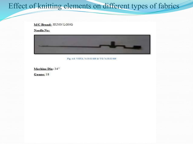 Study on knitting elements of circular knitting machine (butex) | PPTX