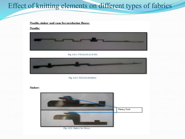 Study on knitting elements of circular knitting machine (butex) | PPTX