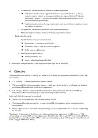 Study on LTE support for V2X services | DOC