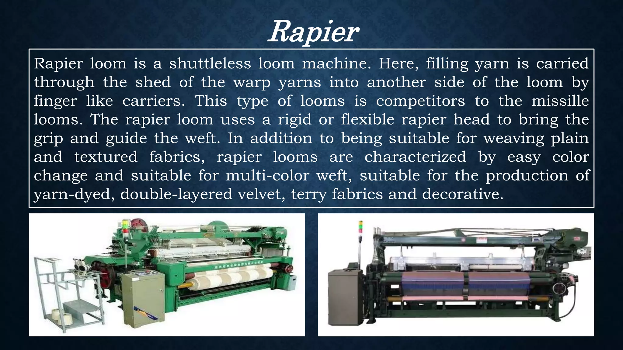 Study on modern loom | PPTX