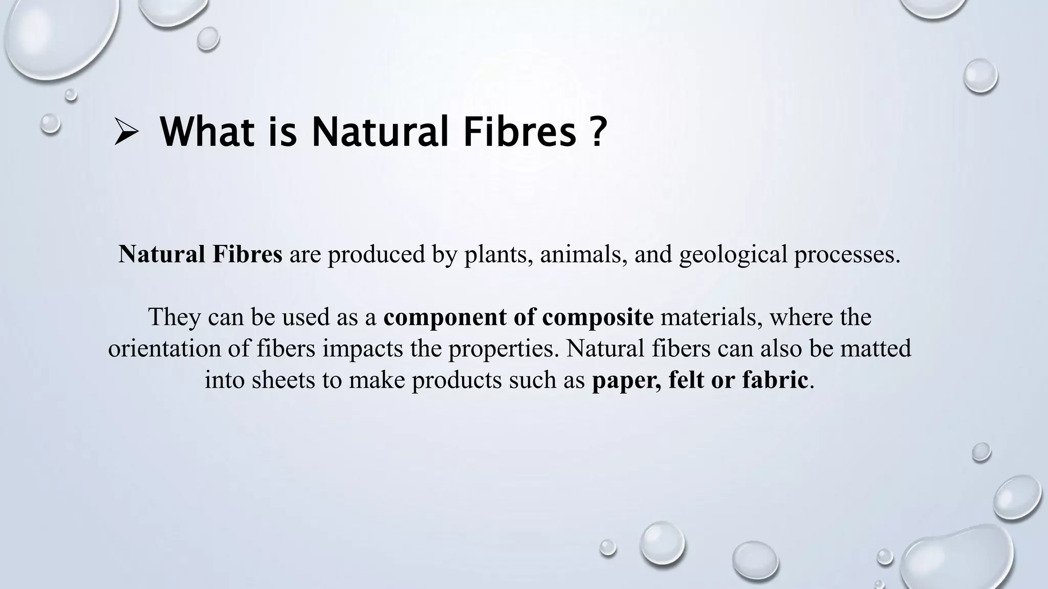 Natural fibres composites | PPTX