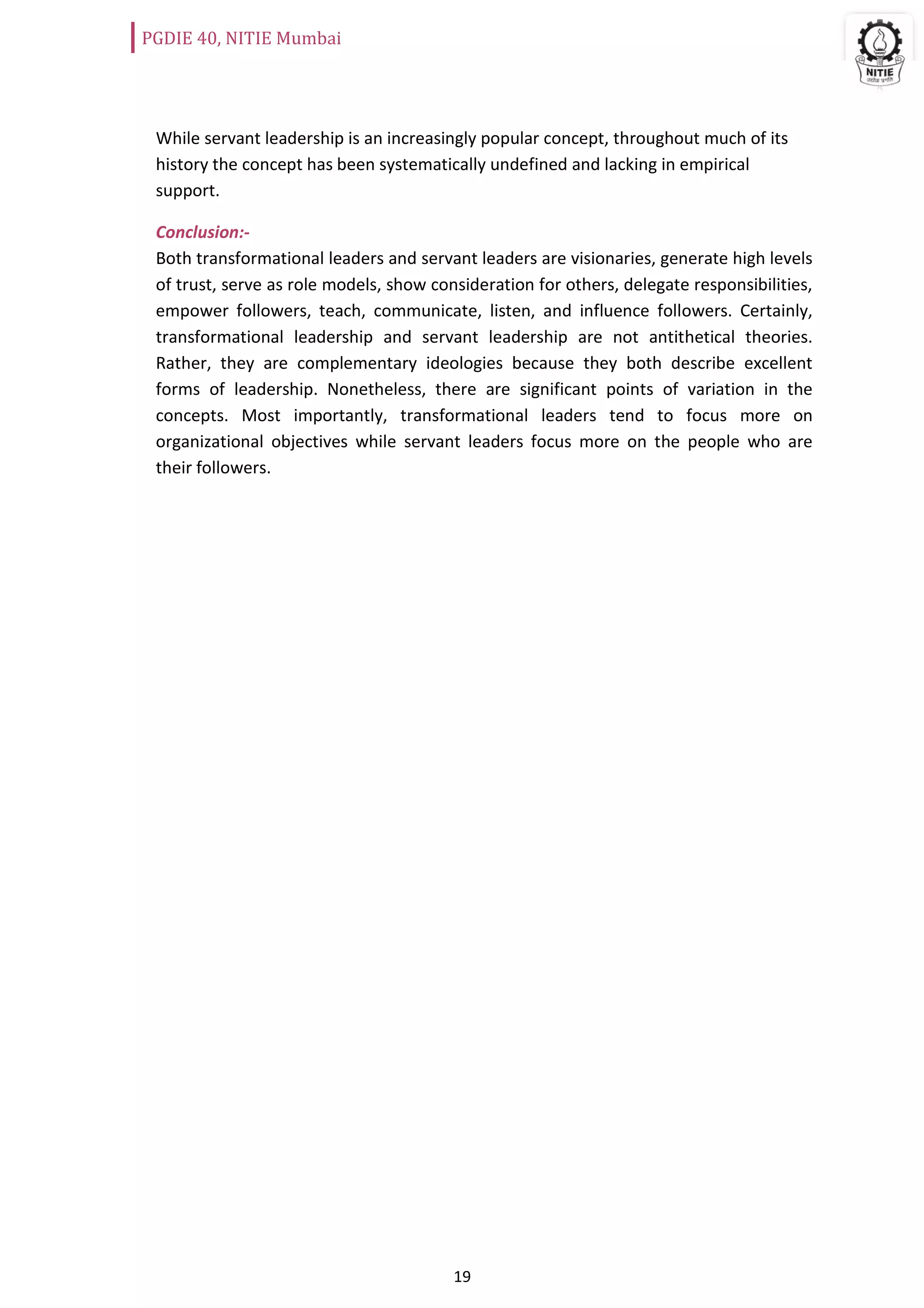 Study on organizational structure and leadership style of tata motors | PDF