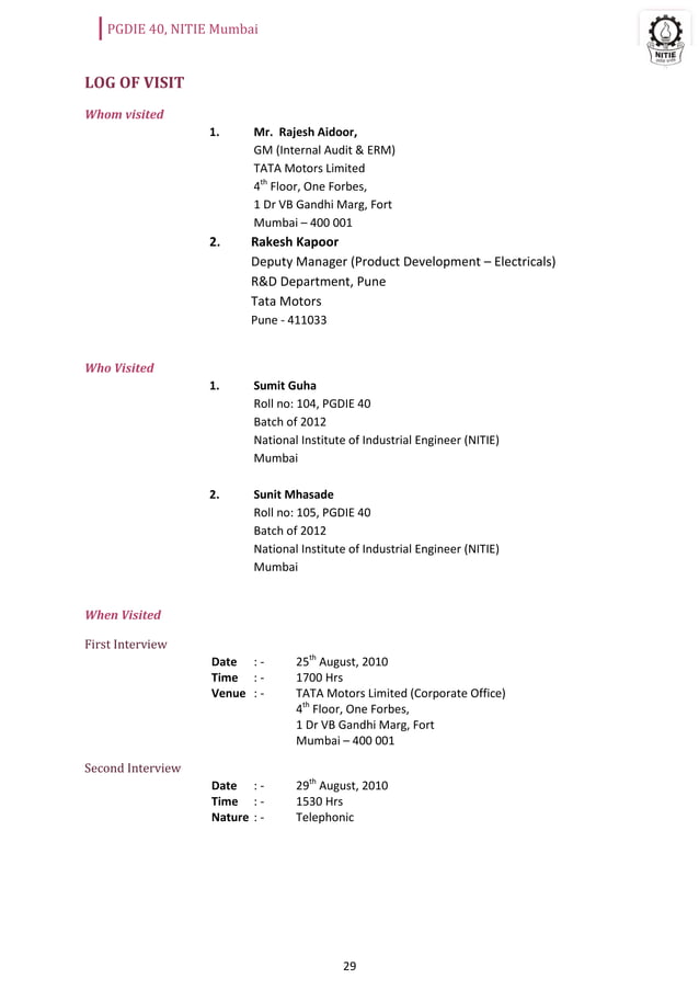 Study on organizational structure and leadership style of tata motors | PDF