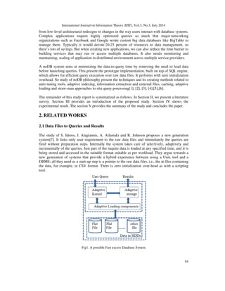 Study on potential capabilities of a nodb system | PDF