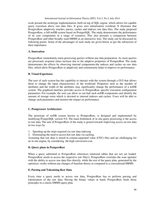 Study on potential capabilities of a nodb system | PDF