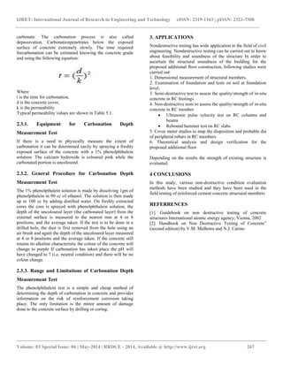 Study on soundness of reinforced concrete structures by ndt approach | PDF