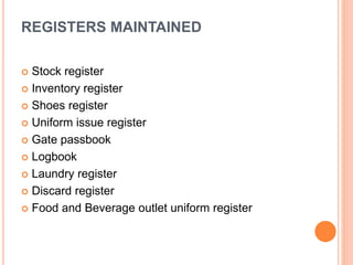 Study on the current trends of uniforms used in luxury hotels | PPT