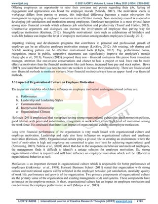 Study on the Impact of Organizational Culture on Employee Motivation in ...